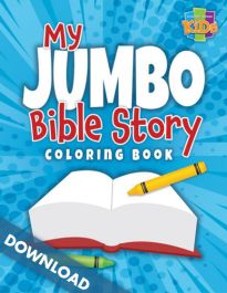 My Jumbo Bible Story Coloring Book|208 pg|8.5x11 - Digital Download ...