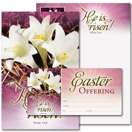 Easter - He is Risen Bulletin - Hermitage Art