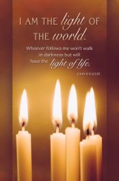 Easter – Tenebrae, I am the light, John 8:12 (CEB) – Pkg 100 – Standard ...
