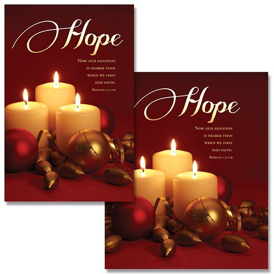 Advent - Week 1 - Hope - Salvation is nearer, Romans 13:11b (CEB) - Pkg ...