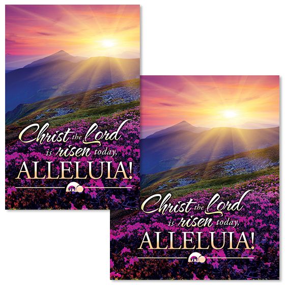 Easter - Christ the Lord Is Risen Today - Pkg 100 - Bulletin - Multiple ...