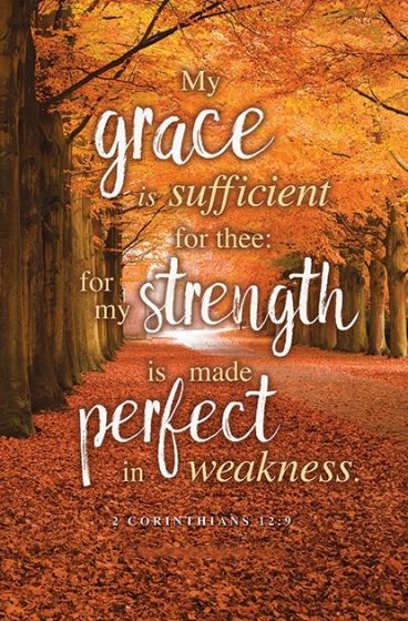 General - My Grace is Sufficient - Standard Size Bulletin - Hermitage Art