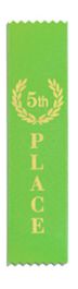 Awards - "5th Place" Green - Ribbons - Hermitage Art