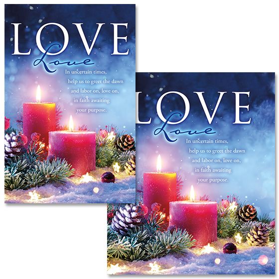 Advent - Week 4 - Love - Book of Worship - Pkg 100 - Bulletin ...