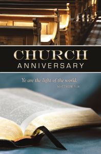 Anniversary Church Bulletins - Hermitage Art